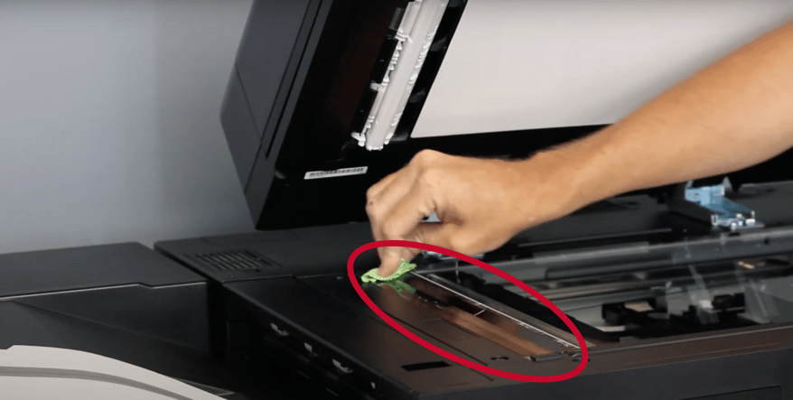 How to Clean the Slit Glass on Kyocera TASKalfa Copiers