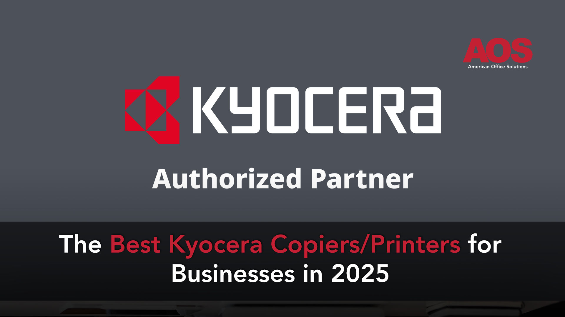 The Best Kyocera Copiers/Printers for 2025